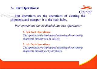 Logistics Operations | PPT