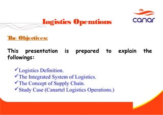 Logistics Operations | PPT