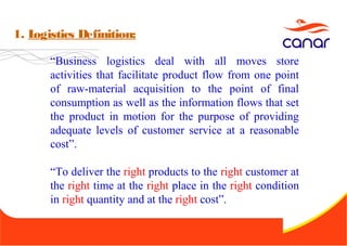 Logistics Operations | PPT