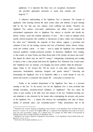 Excerpt of Thesis - Understanding Human-Tree Relationships | DOCX