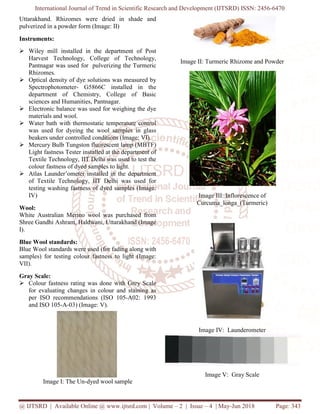 Effect of various dyeing conditions on pure natural yellow dye from ...