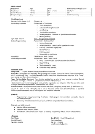 SaoirseStewart_GMIT_CV | PDF