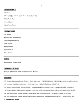 Mohammed Nageeb C.V. - Updated | DOCX