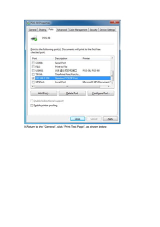 58 mm thermal reciept printer operating manual | PDF