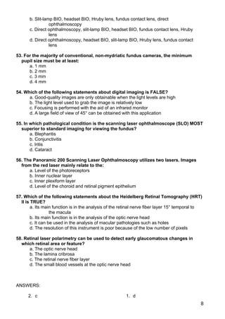 58 Multiple Choice Questions (MCQS) - Glaucoma.docx