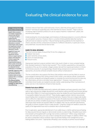 Acellular Matrices for the Treatment of Wounds | PDF | Foot Health ...