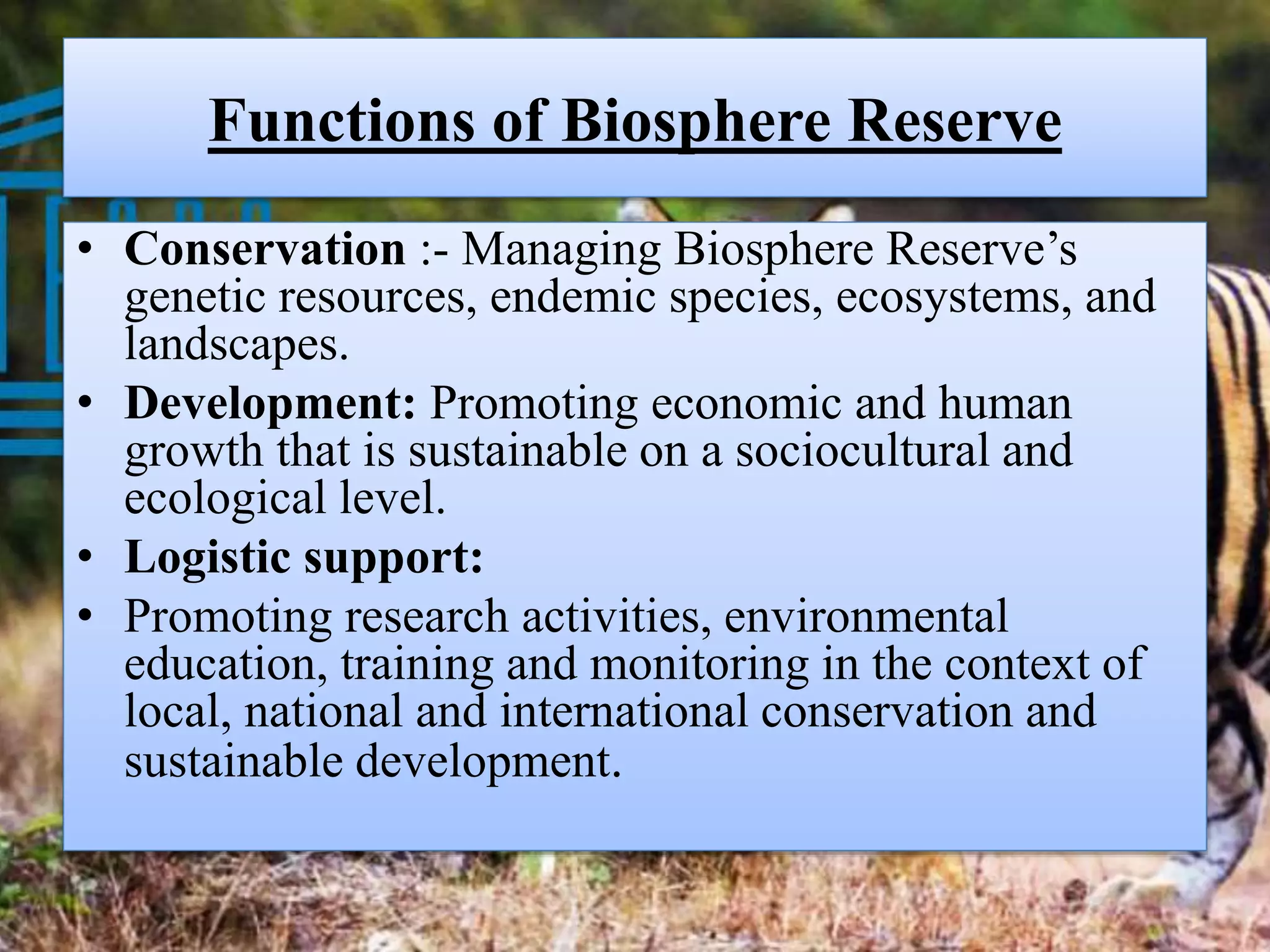 man and biosphere (MAB) | PPTX
