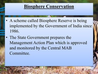 man and biosphere (MAB) | PPTX