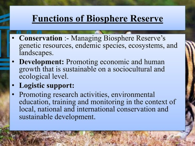 man and biosphere (MAB) | PPTX | Environment | Science