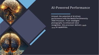 Mediatek dimensity 7050 mobile processor | PPT