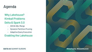 Achieving Lakehouse Models with Spark 3.0 | PDF