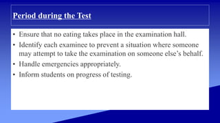 Administration/Conducting the Test | PPT