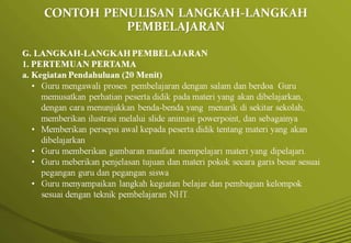 Langkah-langkah Membuat RPP K13 | PPT
