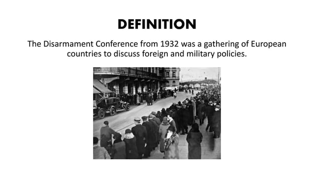 REVISION IGCSE CAMBRIDGE HISTORY: DISARMAMENT CONFERENCE | PPT