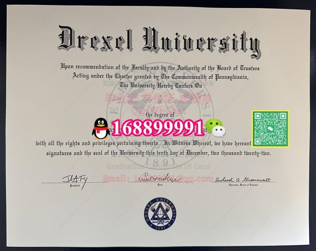 Drexel University degree offer diploma Transcript | PPT