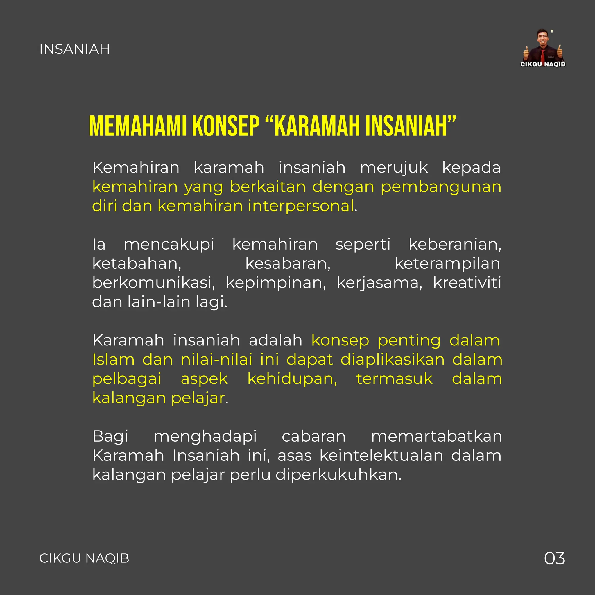KARAMAH INSANIAH | PDF