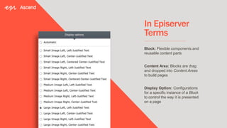 Episerver Ascend '17 | How to focus your digital strategy on UX | PPT