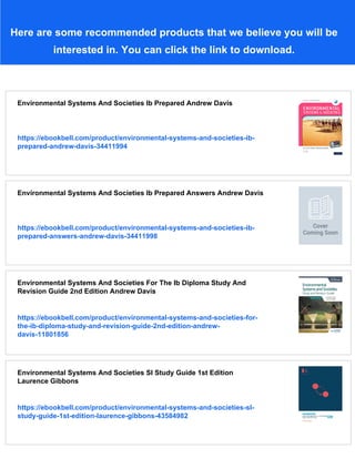 Ib Environmental Systems And Societies Skills And Practice Illustrated ...