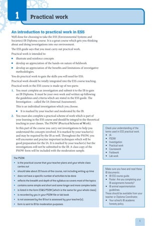 Ib Environmental Systems And Societies Skills And Practice Illustrated ...