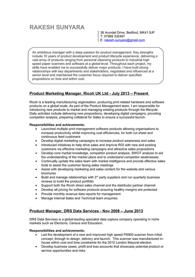Rakesh_Sunyara_CV | PDF