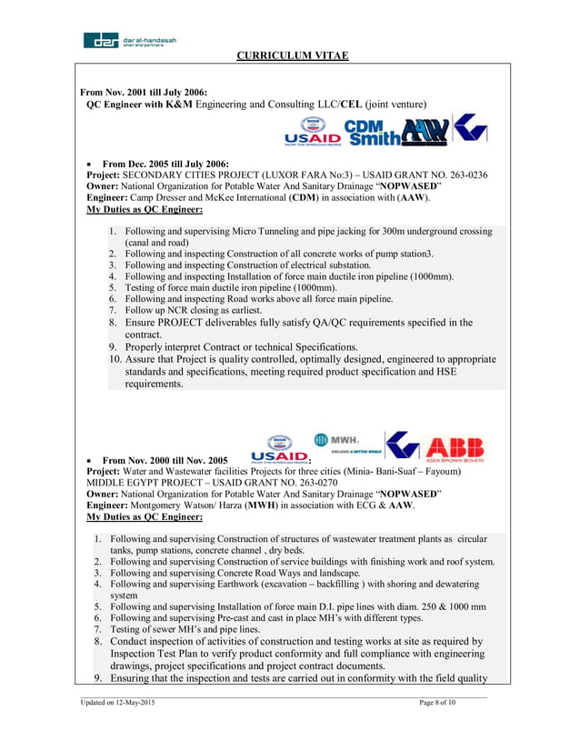 updated CV Abdel Naser | PDF