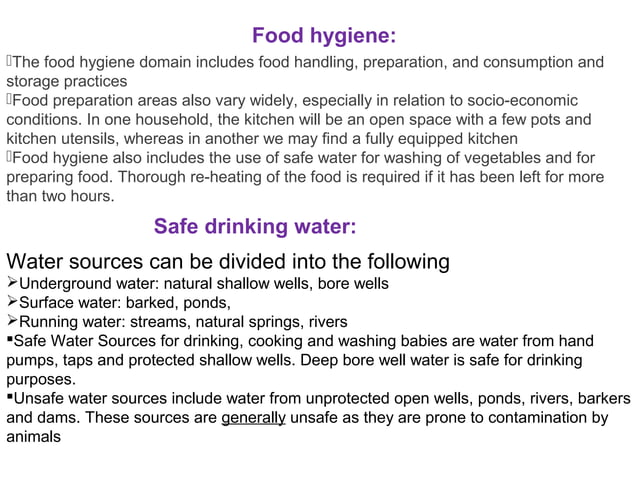PPT teachers training on health, hygiene, nutrition and sanitation ...
