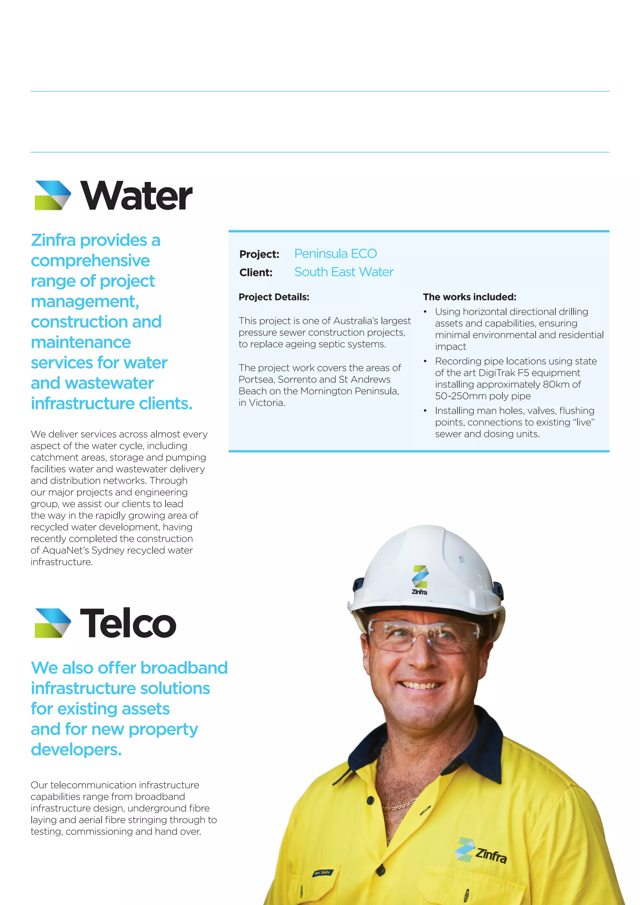 Zinfra Group Australia: Corporate Brochure | PDF