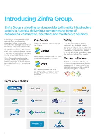 Zinfra Group Australia: Corporate Brochure | PDF