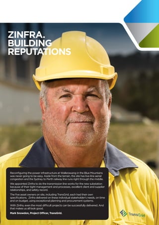 Zinfra Group Australia: Corporate Brochure | PDF