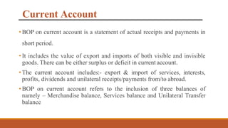 Balance Of Payment | PPTX