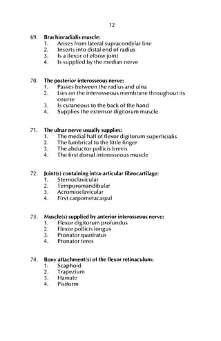 Anatomy 1800 Multiple Choice Questions Fitzgerald Maevefitzgerald | PDF