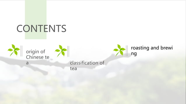Chinese tea culture .pptx,china tea,traditional tea | PPTX | World Cuisines | Food & Drink