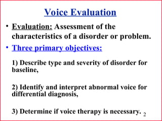 5910184.ppt voice assessment voice evaluation | PPT