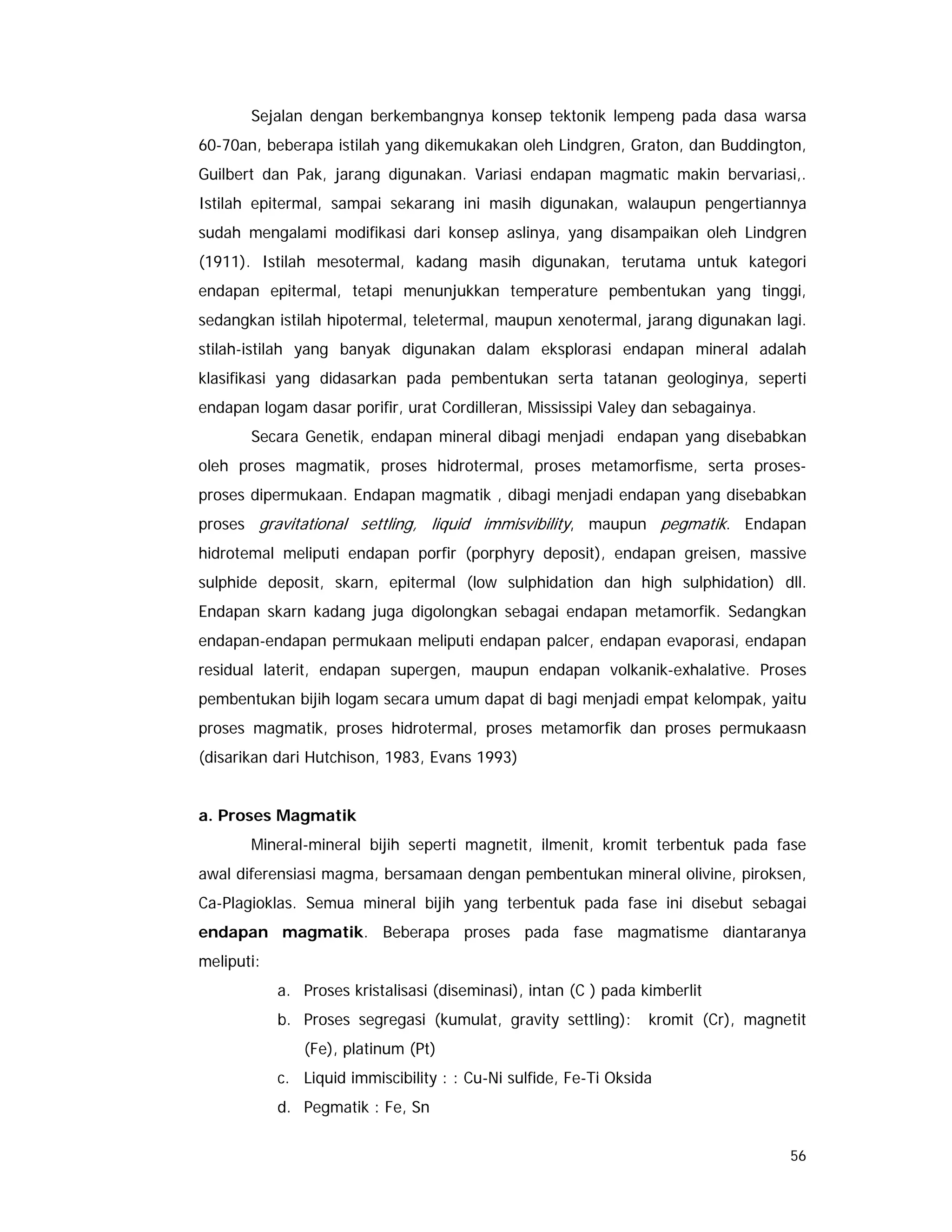 59103938 bab-4-klasifikasi-endapan-mineral | PDF