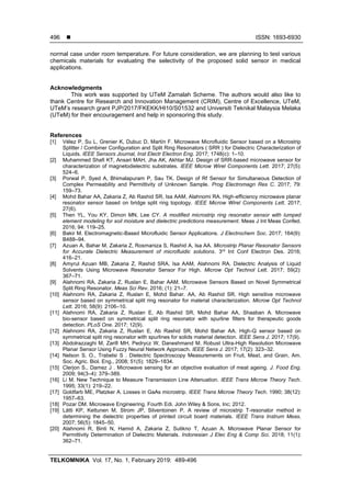 Determination of solid material permittivity using T-ring resonator for food industry | PDF ...