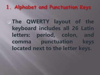 KEBOARD Basics Information | PPTX | Computer Peripherals | Computing
