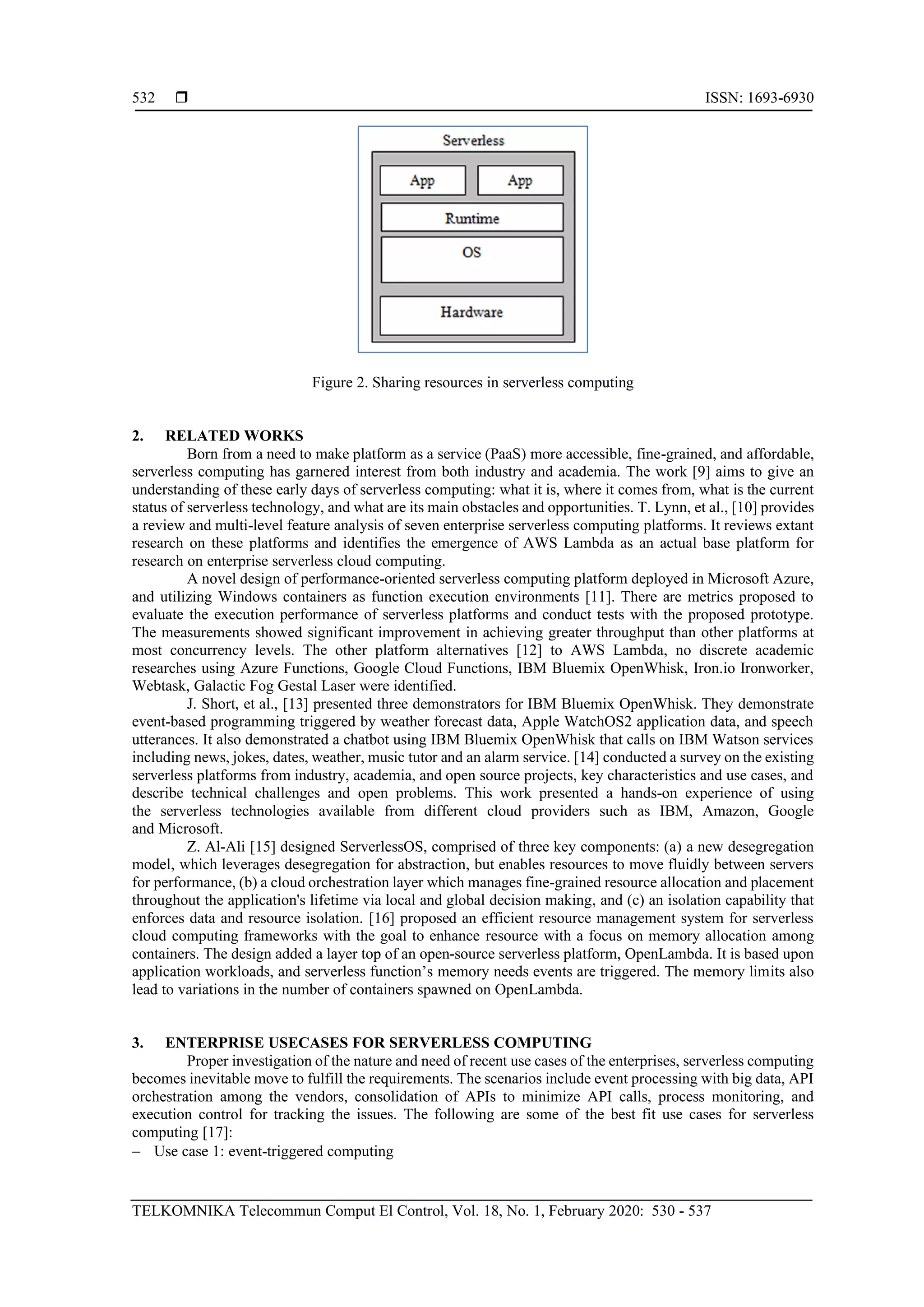 A review on serverless architectures - function as a service (FaaS) in cloud computing | PDF
