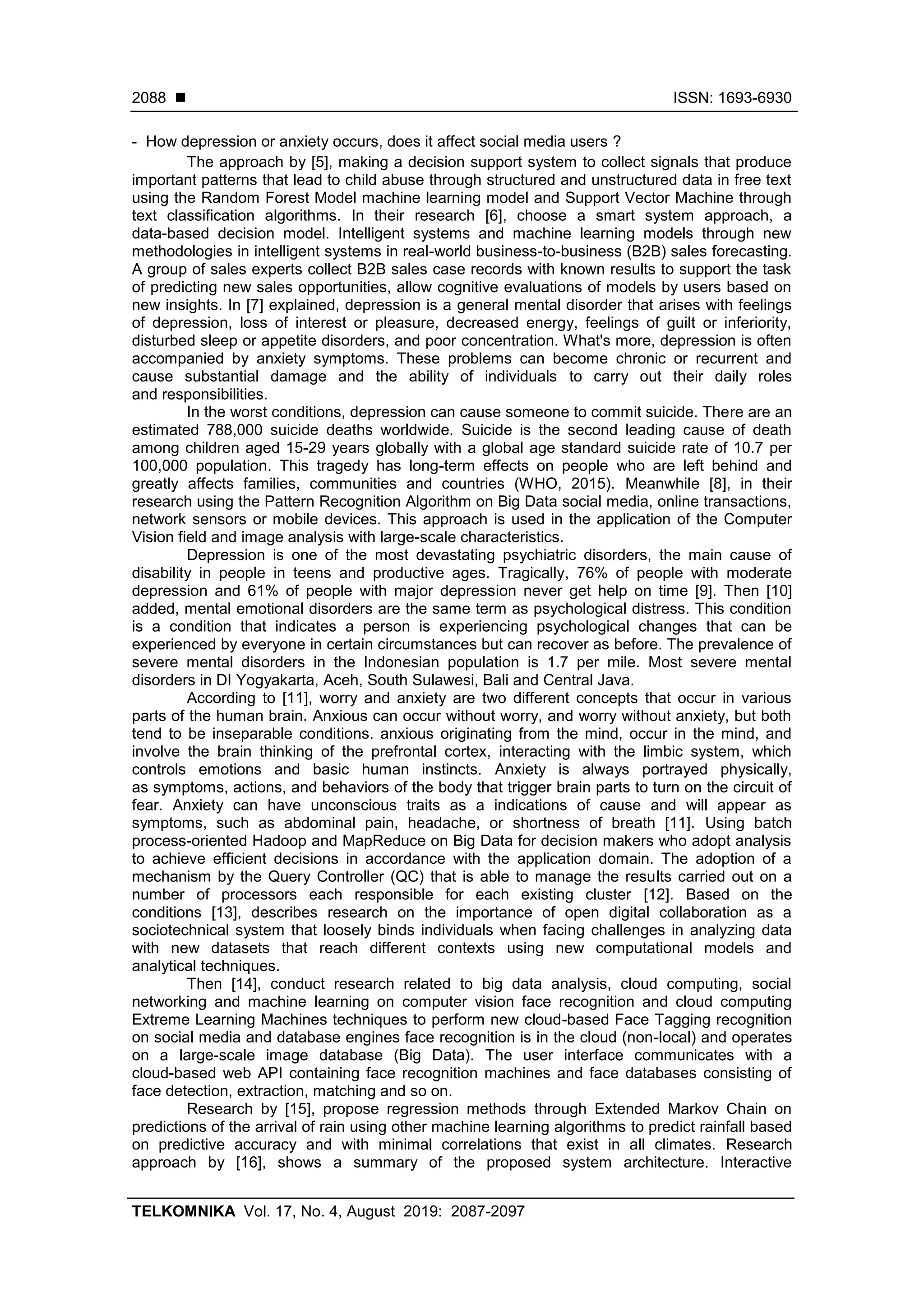 Depression and anxiety detection through the Closed-Loop method using DASS-21 | PDF