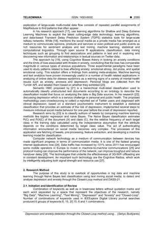 Depression and anxiety detection through the Closed-Loop method using DASS-21 | PDF