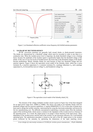 A new design of a microstrip rectenna at 5.8 GHz for wireless power ...
