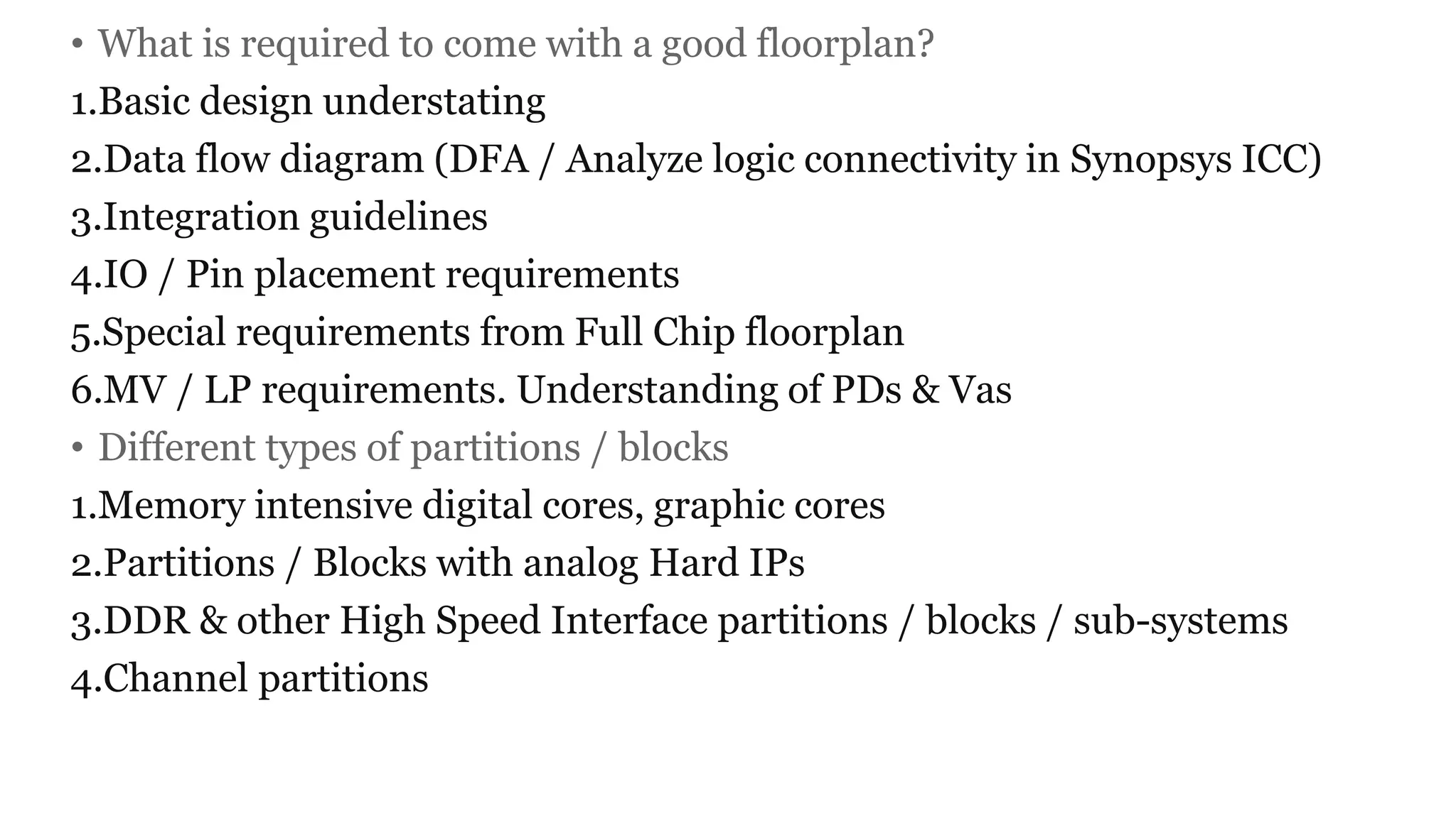 Physical Design - Import Design Flow Floorplan | PDF