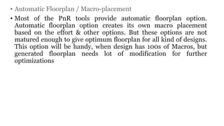 Physical Design - Import Design Flow Floorplan | PDF