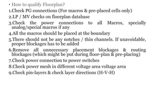 Physical Design - Import Design Flow Floorplan | PDF | Computing | Technology & Computing