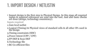 Physical Design - Import Design Flow Floorplan | PDF | Computing | Technology & Computing
