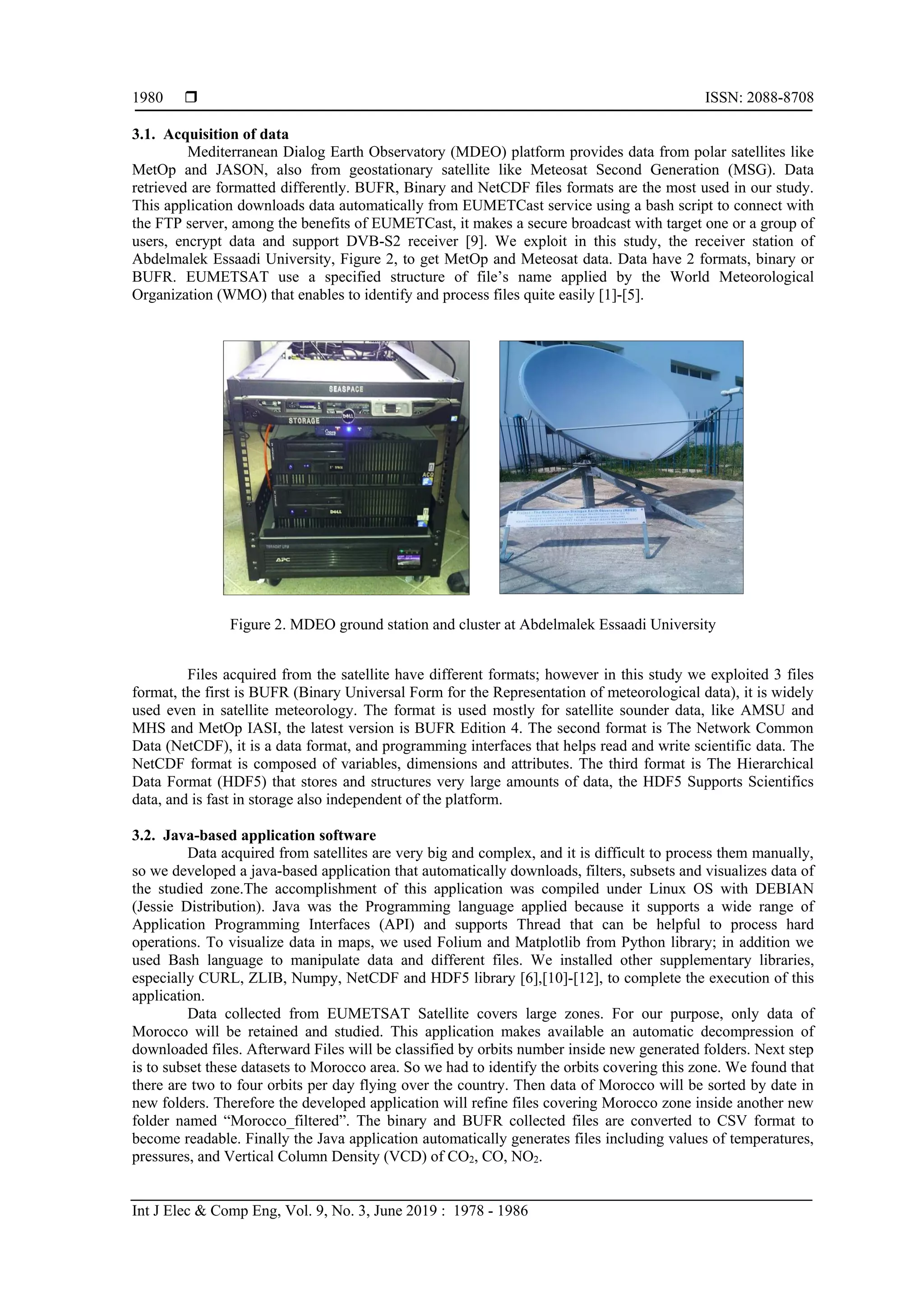 Development of a Java-based application for environmental remote sensing data processing | PDF ...