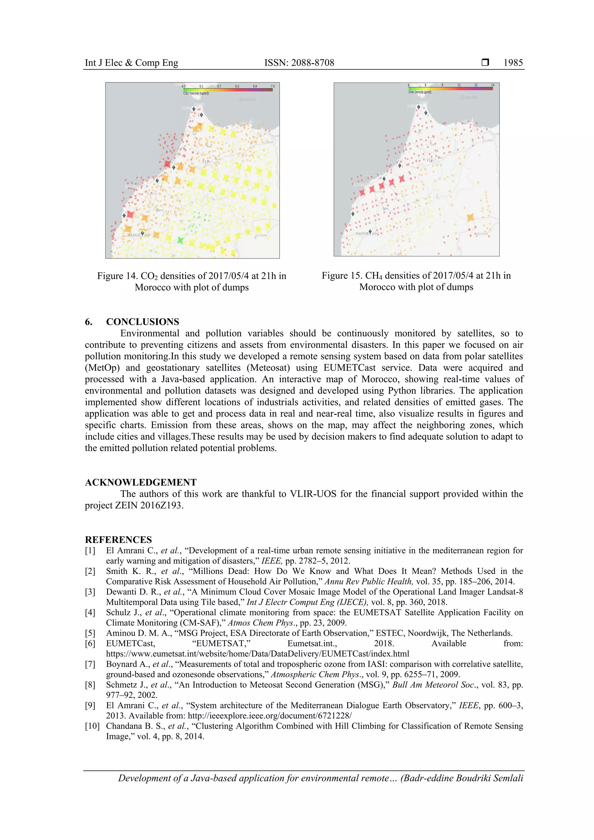 Development of a Java-based application for environmental remote sensing data processing | PDF ...