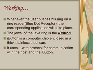 Presentation of java ring for seminar.ppt
