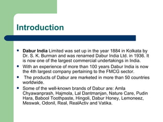 59142853 dabur-ppt (1) | PPT
