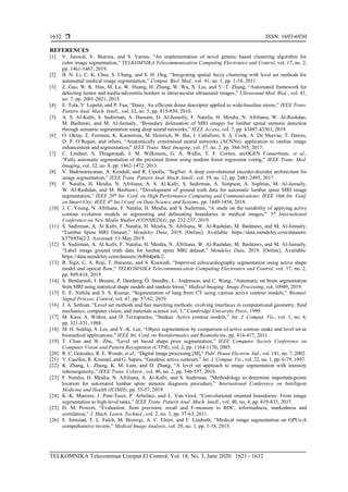 Contour evolution method for precise boundary delineation of medical images | PDF