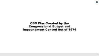 CBO’s Role in the Federal Budget Process and Its Work Assessing Climate ...